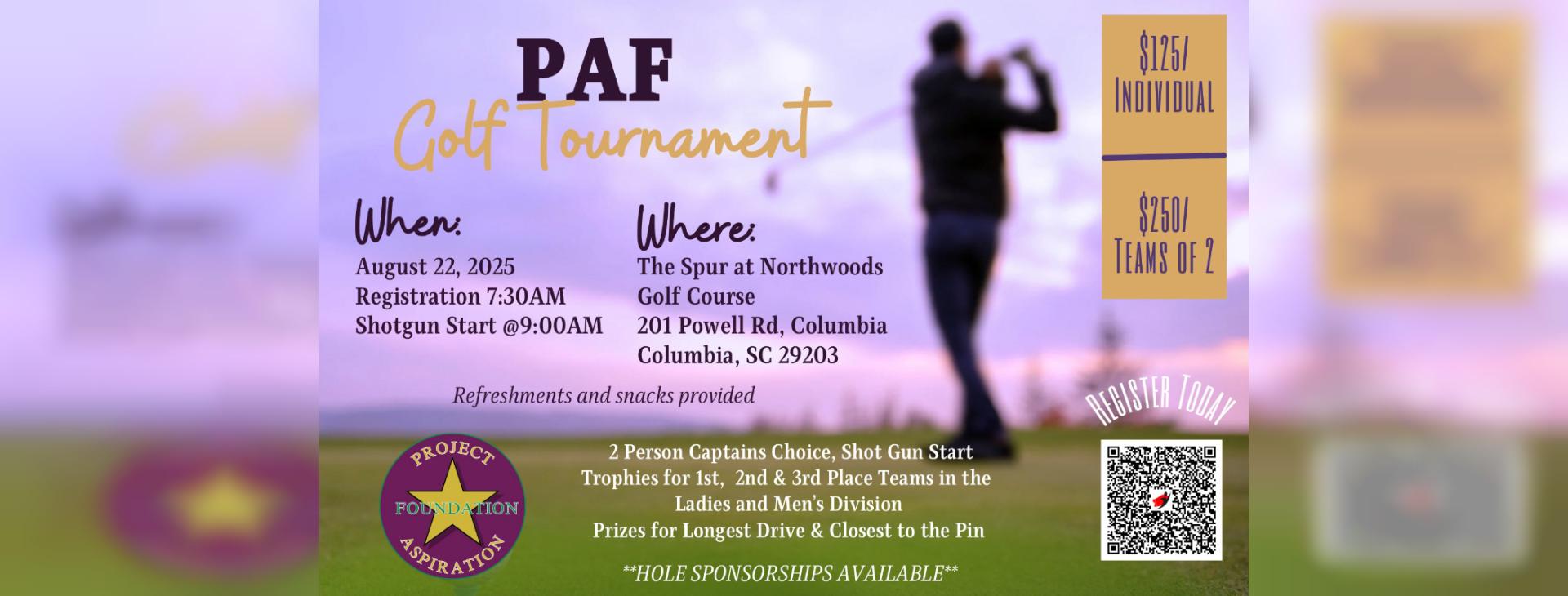 PAF Golf Tournament 2025 - EventPassHero